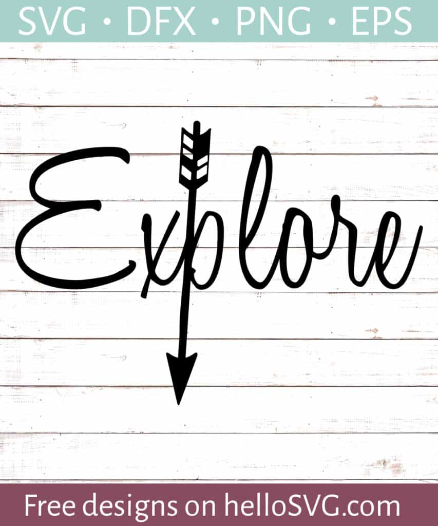 Explore with Arrows #2 SVG - Free SVG files | HelloSVG.com