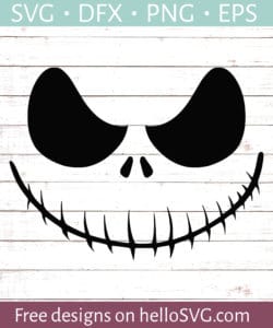 Nightmare Ghoul Smiling SVG - Free SVG files | HelloSVG.com