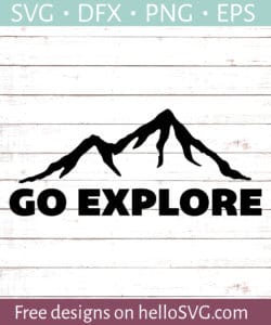 Go Explore #2 SVG - Free SVG files | HelloSVG.com