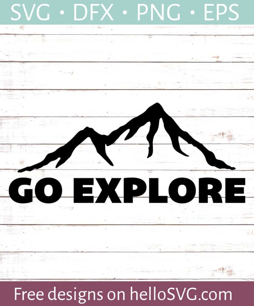 Go Explore #2 SVG - Free SVG files | HelloSVG.com
