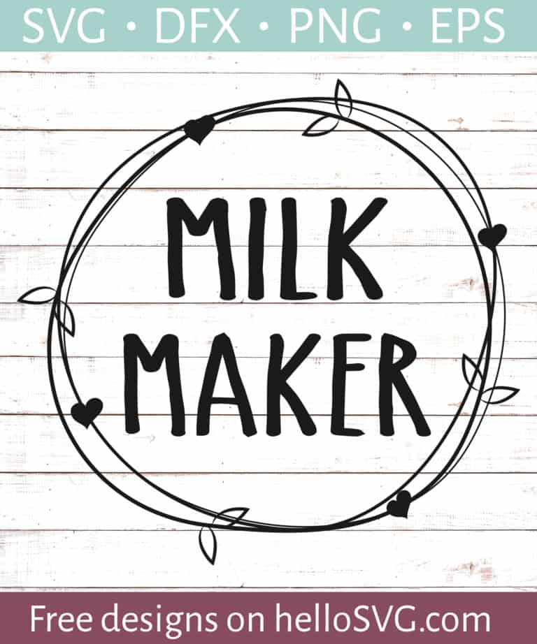 Milk Maker SVG - Free SVG files | HelloSVG.com