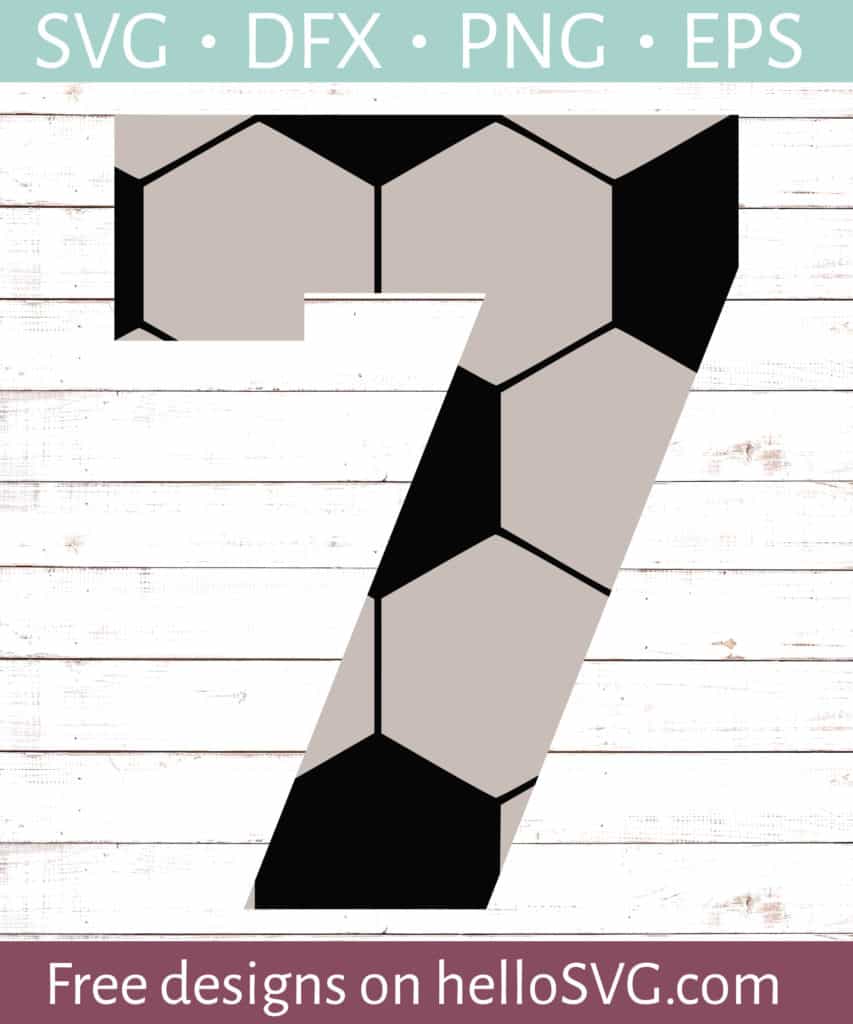 Soccer Font No. 7 SVG - Free SVG files | HelloSVG.com