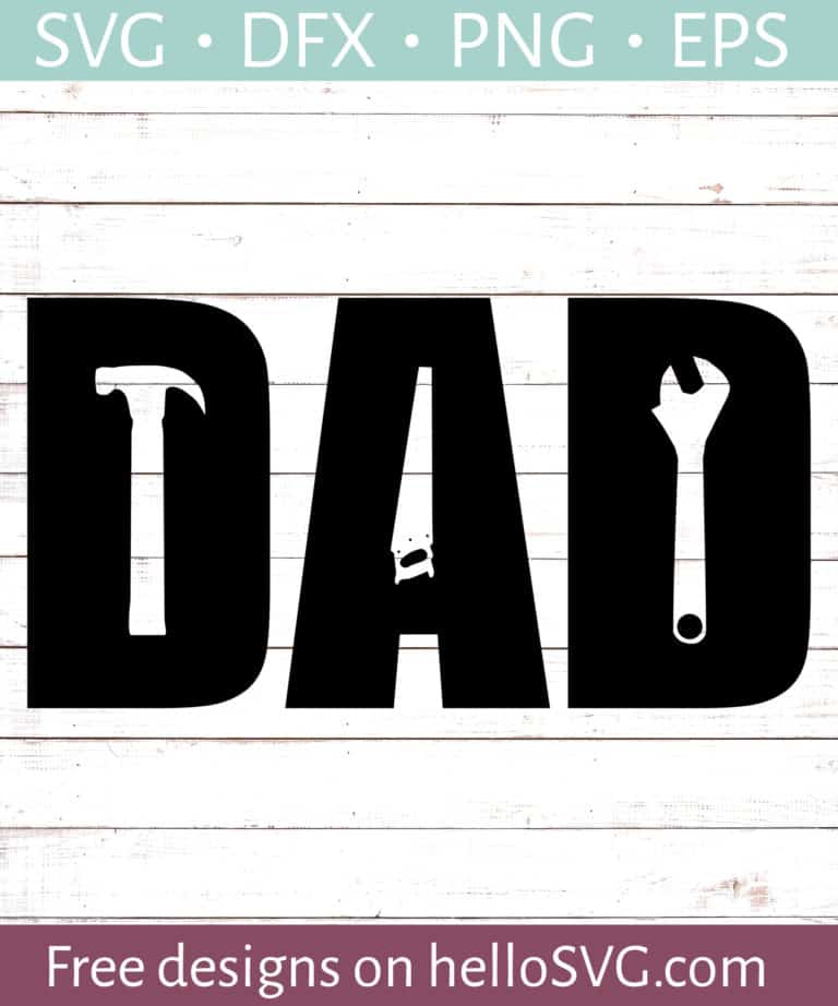 Tool Dad SVG - Free SVG files | HelloSVG.com