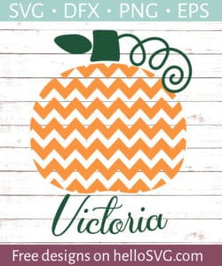 Chevron Pumpkin SVG - Free SVG files | HelloSVG.com