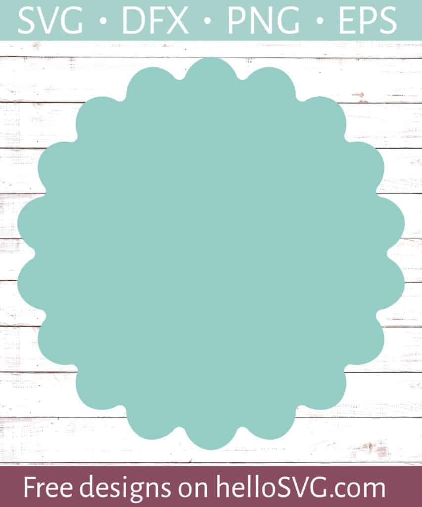 Circle Monogram Frame #22 SVG - Free SVG files | HelloSVG.com
