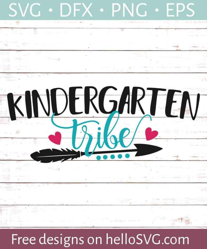 Kindergarten Tribe SVG - Free SVG files | HelloSVG.com