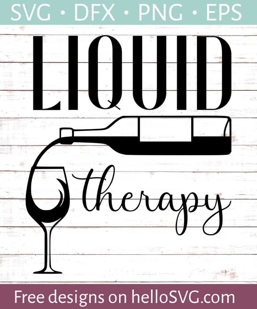 Liquid Therapy SVG - Free SVG files | HelloSVG.com
