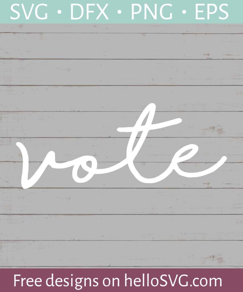 Vote SVG - Free SVG files | HelloSVG.com