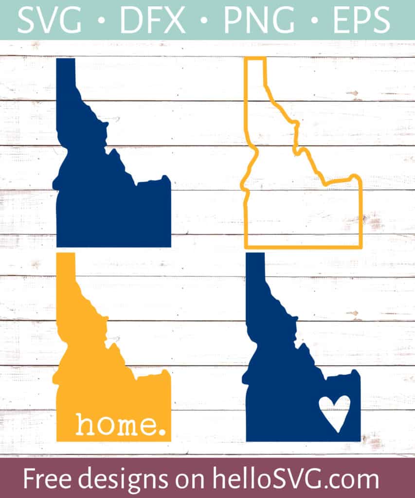 Idaho SVG - Free SVG files | HelloSVG.com