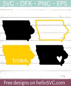 Iowa SVG - Free SVG files | HelloSVG.com