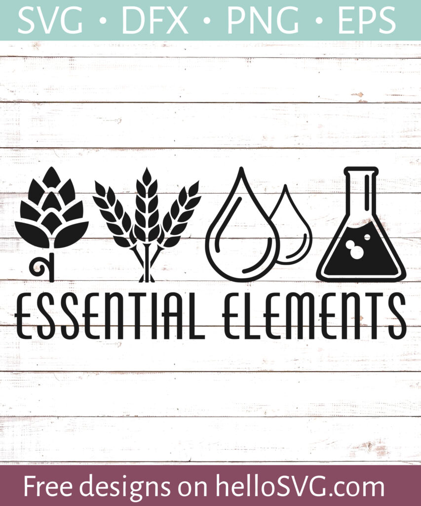 Beer Ingredients #1 SVG - Free SVG files | HelloSVG.com