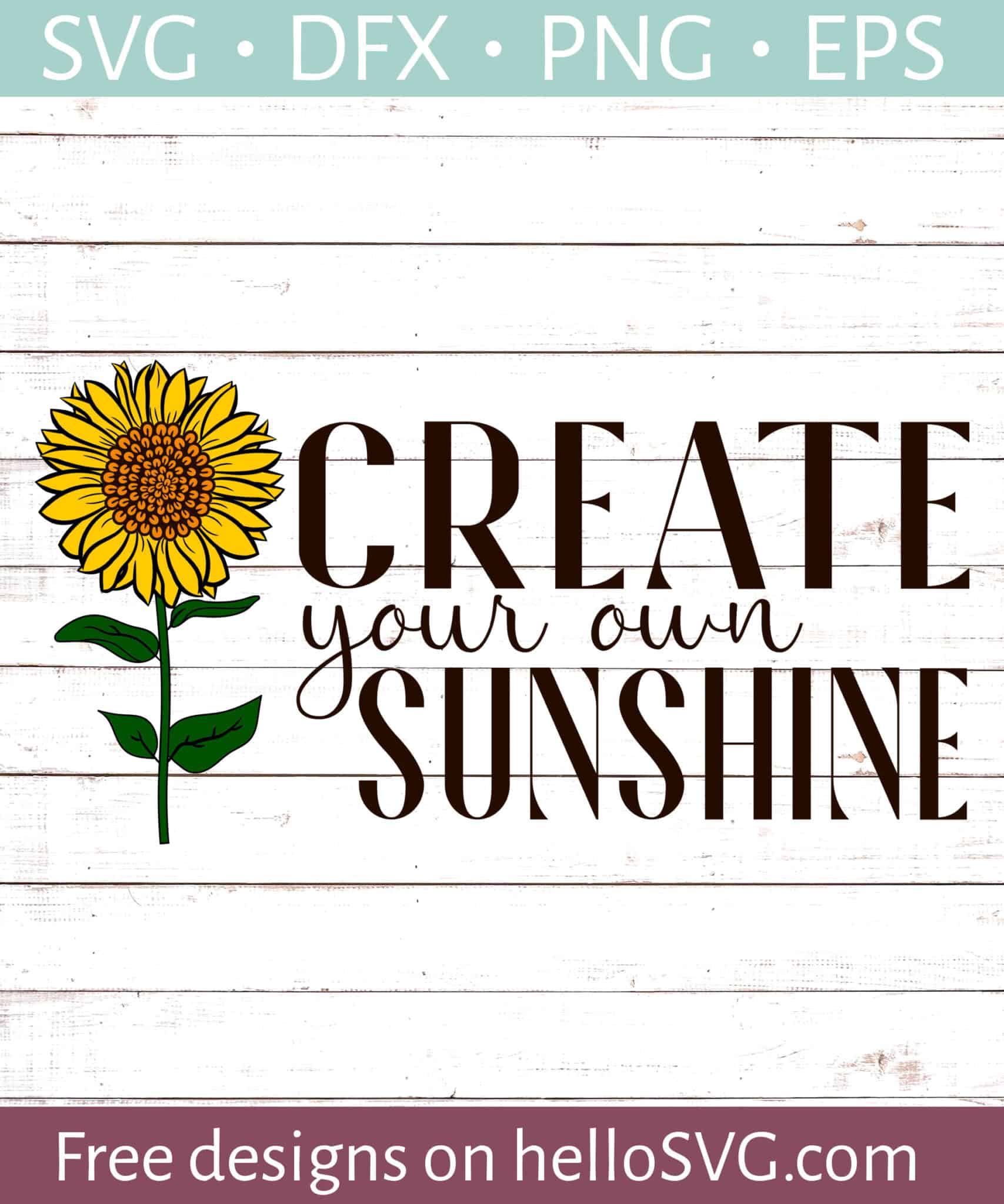 Create Your Own Sunshine SVG - Free SVG files | HelloSVG.com