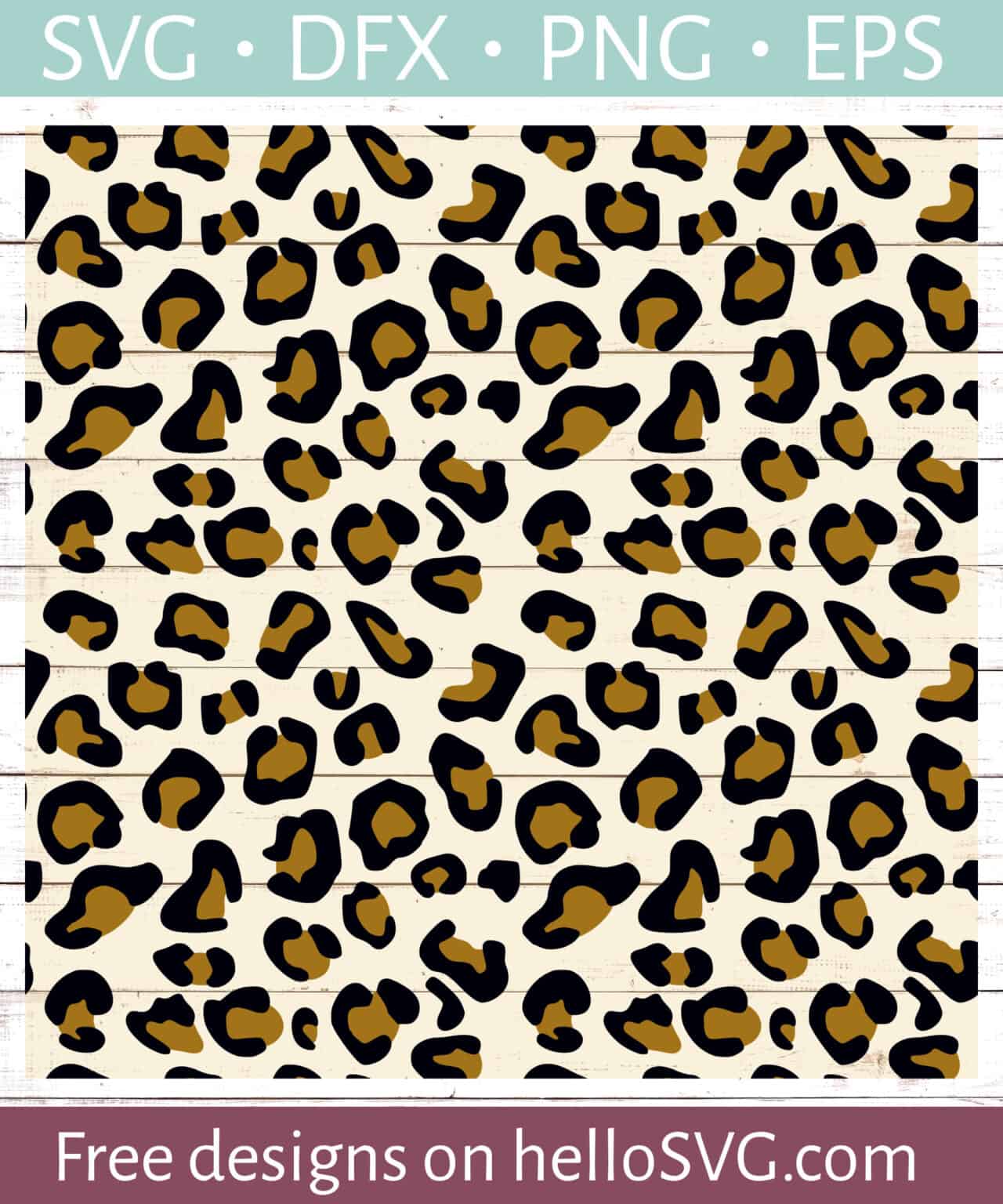 Leopard Print SVG - Free SVG files | HelloSVG.com