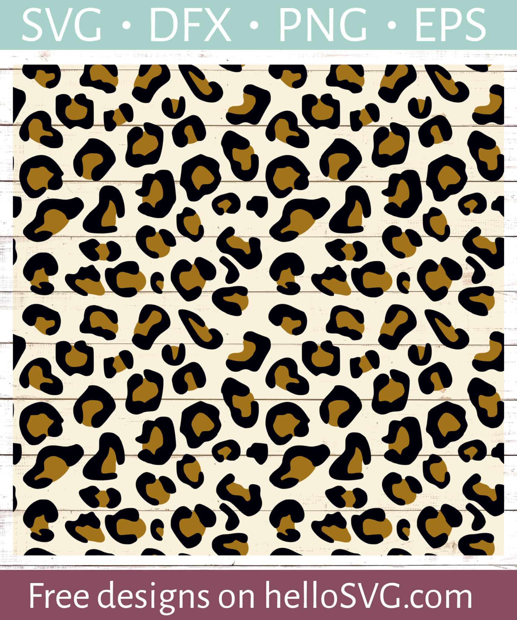 Leopard Print SVG - Free SVG files | HelloSVG.com